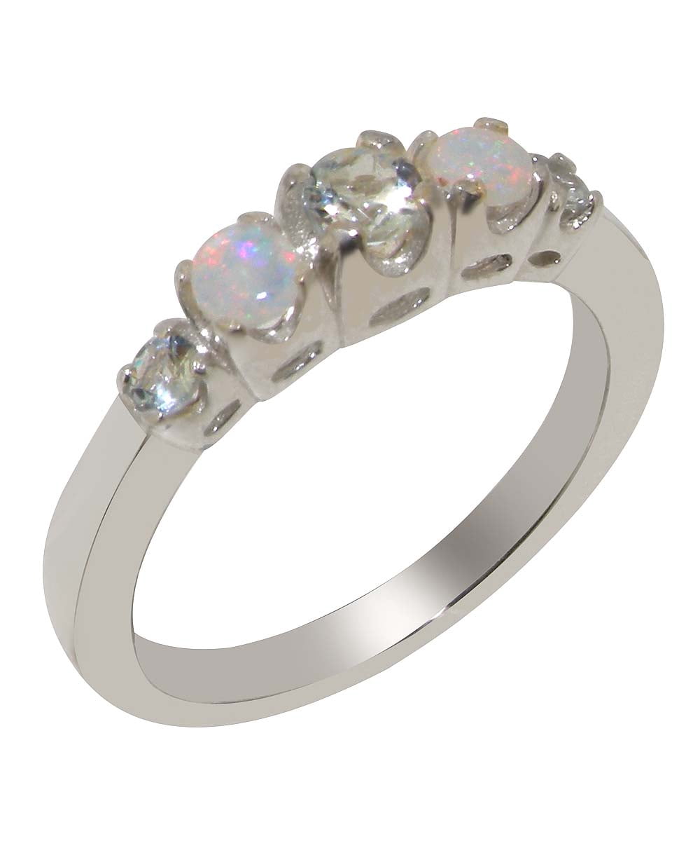 LBG British Made Spectacular 925 Sterling Silver Natural Aquamarine ...