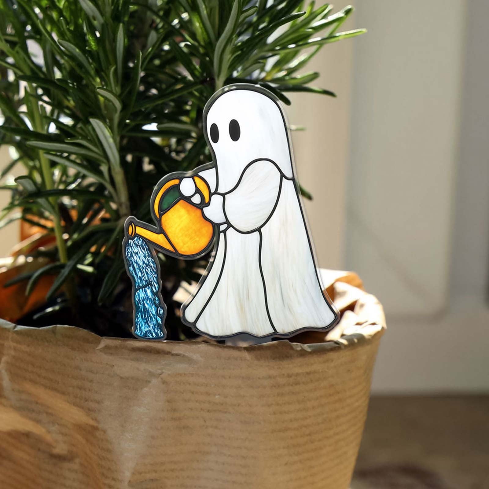 LBJTAKDP 3D Acrylic Planter Decorative Plugin for Indoor Plants - UV ...