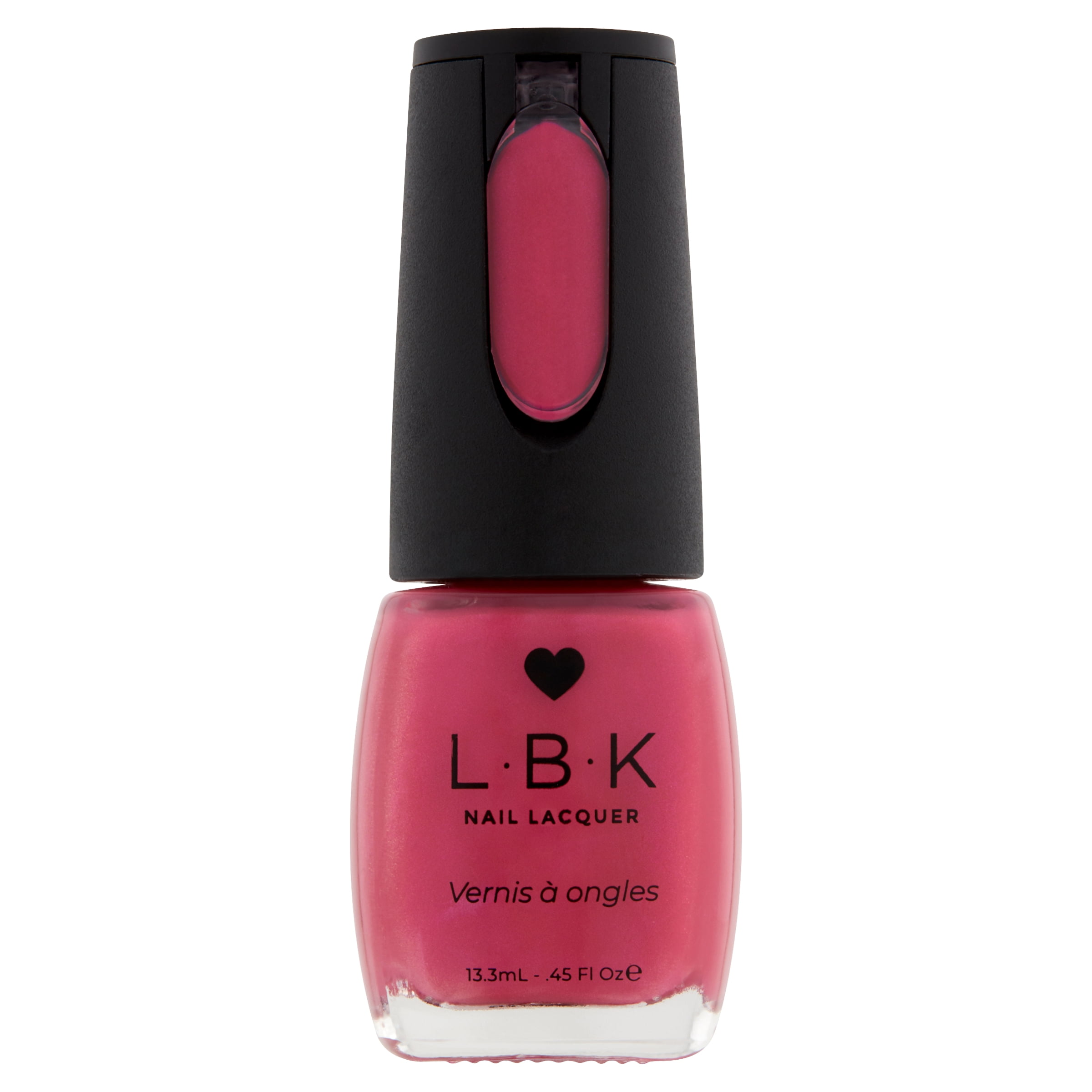 LBK Love by Kemeny, Rockin Rose, Hot Pink Frost Nail Polish - Walmart.com