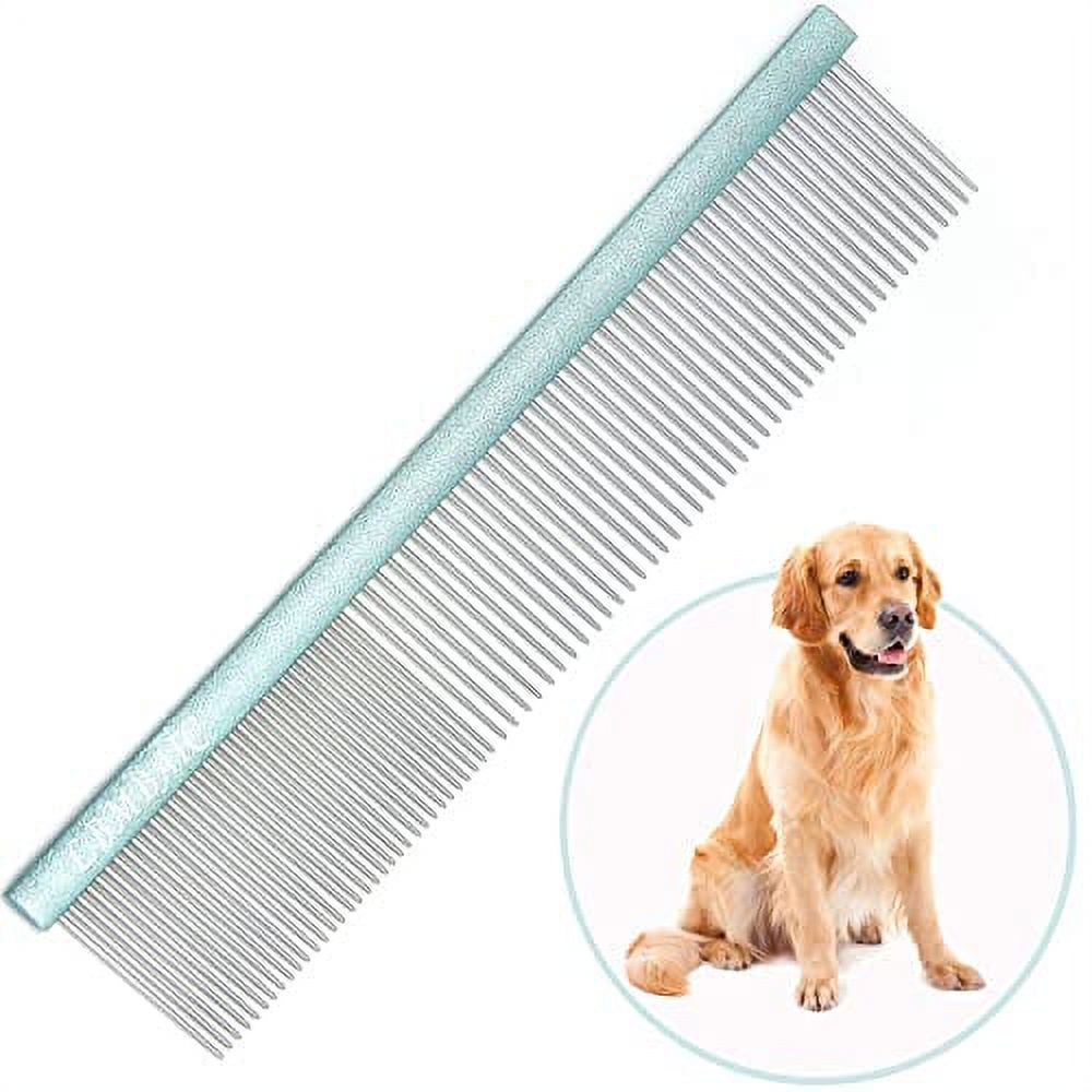 LBMBAIC 10inches Large Dog Comb for shedding matted hair for large dogs ...