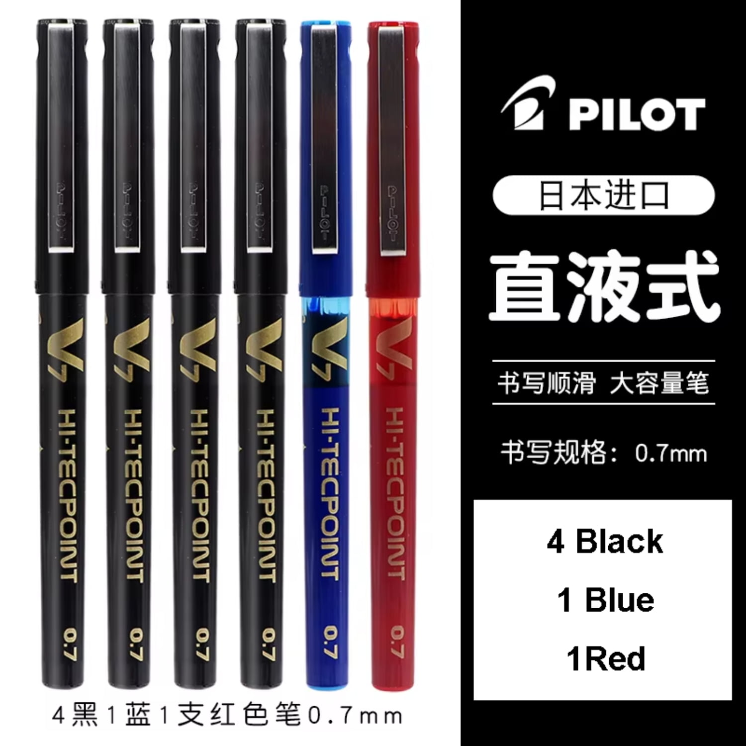 LBNGJZ Cute Japan Gel Pen with Large Color Ink Capacity - BX-V5 0.5mm ...