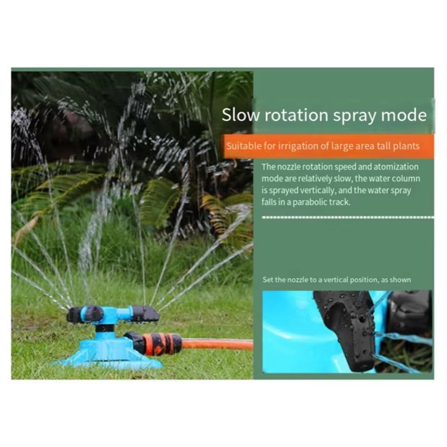 LBNGJZ Degree Automatic Rotating Sprinkler for Lawn and Garden ... LBNGJZ Degree Automatic Rotating Sprinkler for Lawn and Garden ...