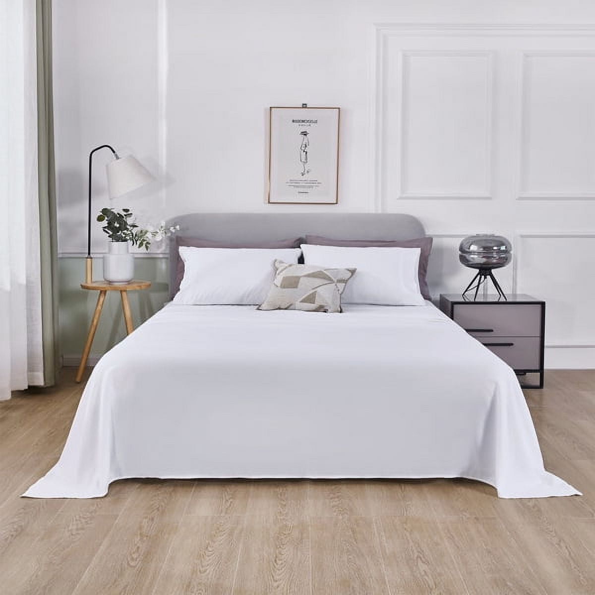 LBRO2M Bed Sheet Set - Brushed Microfiber Sheets Bedding - Bed Sheets ...