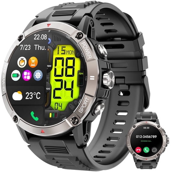 LBSAU Military Smartwatch for men，with 120+ Sport Modes/ IP68 ...
