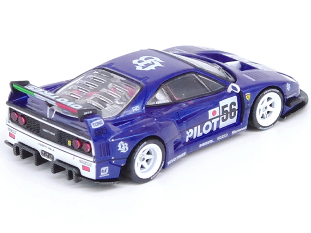 LBWK (Liberty Walk) F40 #56 Blue "Tokyo Auto Salon 2024" 1/64 Diecast ...