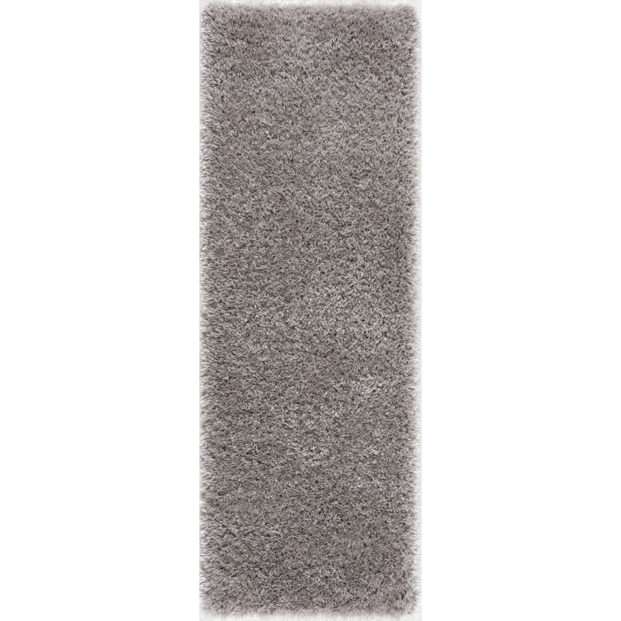 LBaiet 2' x 6' Gray Solid Rectangular Shag Rug Runner - Walmart.com
