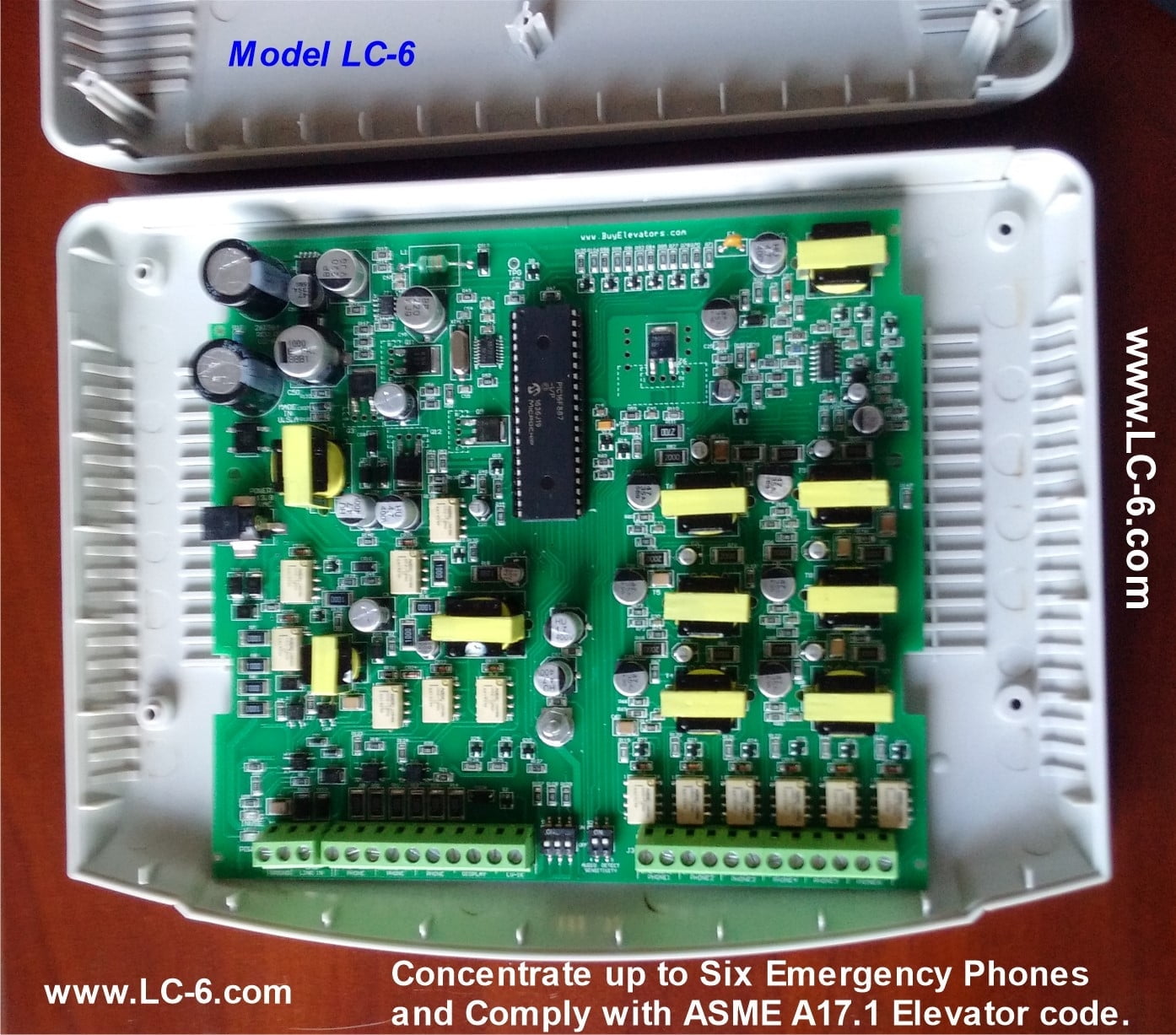 LC-6 Concentrate up to six (6) Phones , Complying ASME A17.1 - Walmart.com