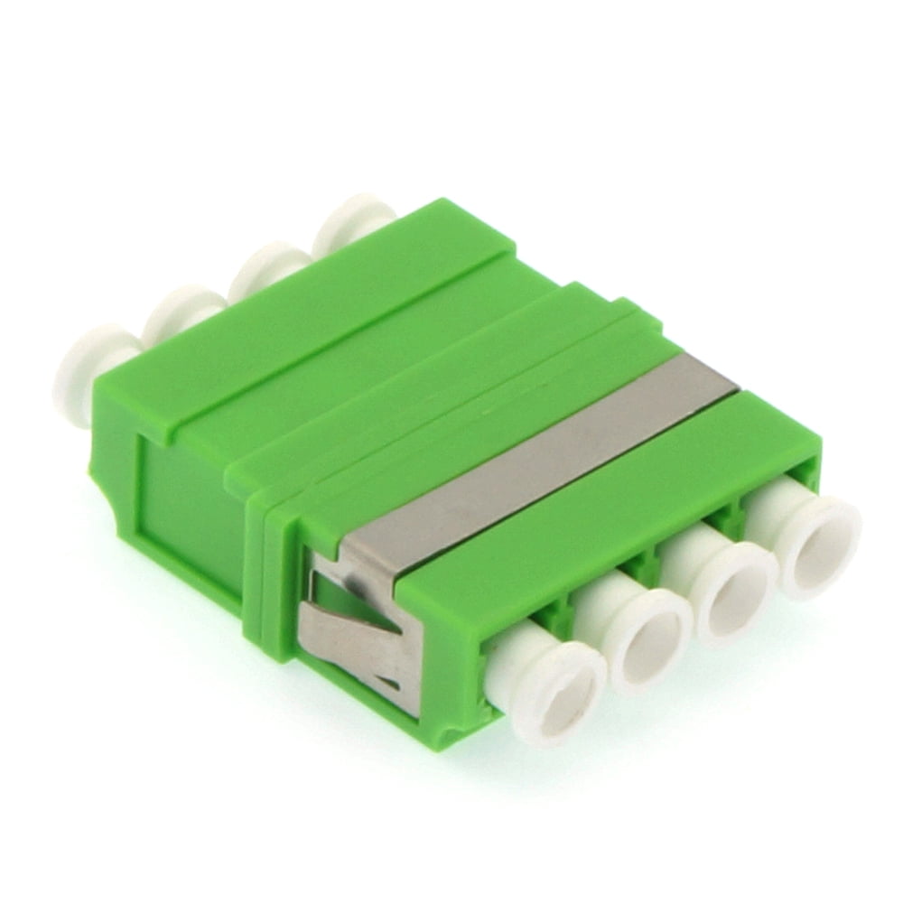 LC/APC Singlemode Quad Adapter without Flange Green - Walmart.com
