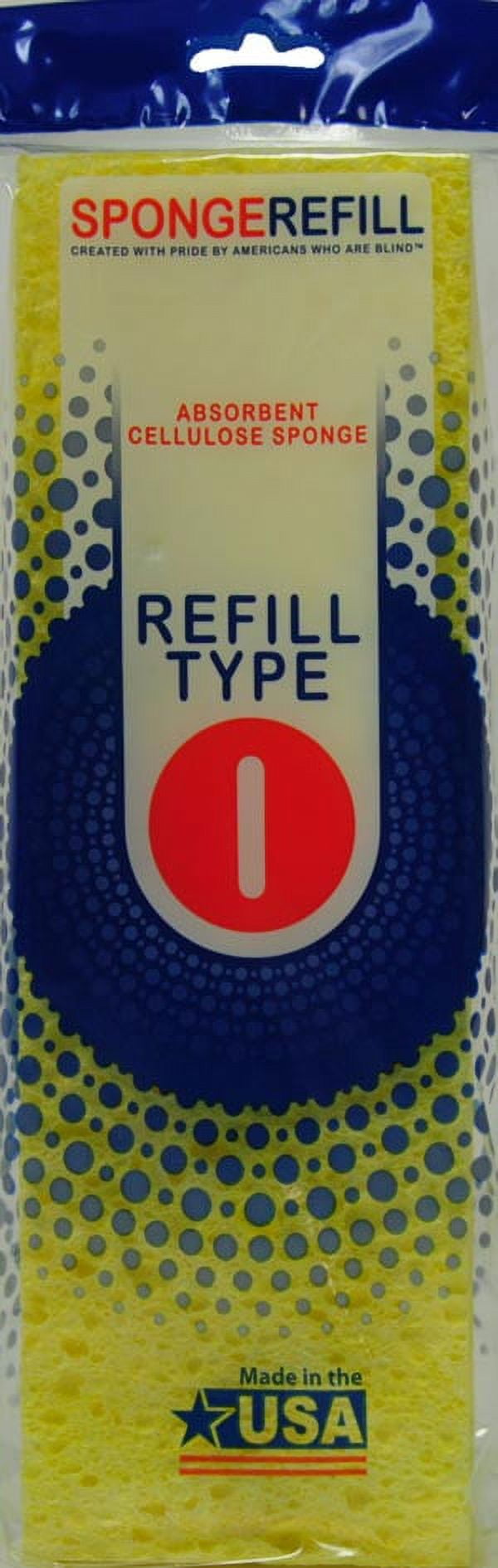 LC Industries Butterfly Sponge Mop Refill, Absorbent Cellulose, Squeeze ...