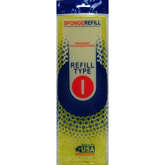 LC Industries Butterfly Sponge Mop Refill, Absorbent Cellulose, Squeeze ...