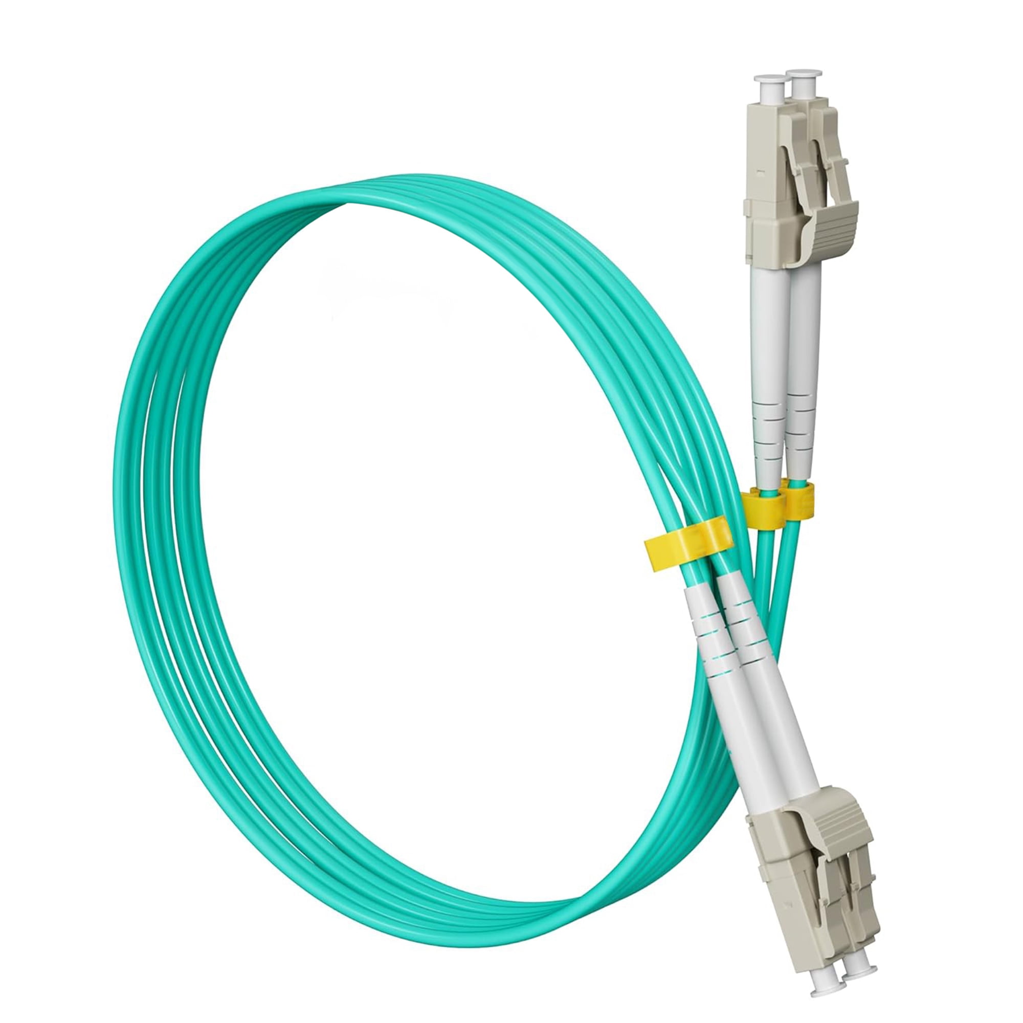 LC-LC 10GB Laser Optimized Multimode Fiber Patch Cable - OM3 - 2 Meter ...
