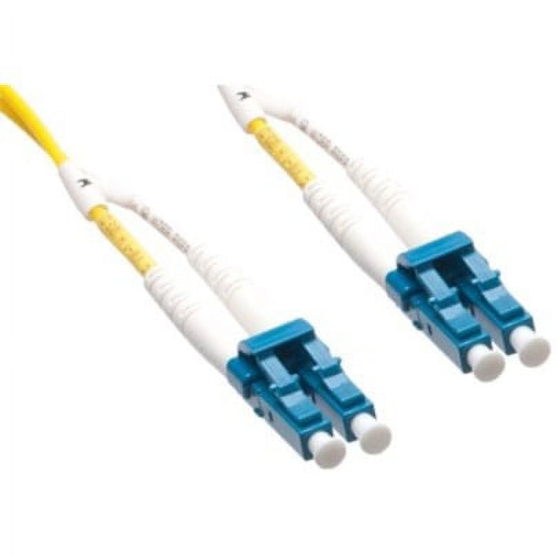 LC/LC Singlemode Duplex OS2 9/125 Fiber Optic Cable 15m, TAA Compliant ...