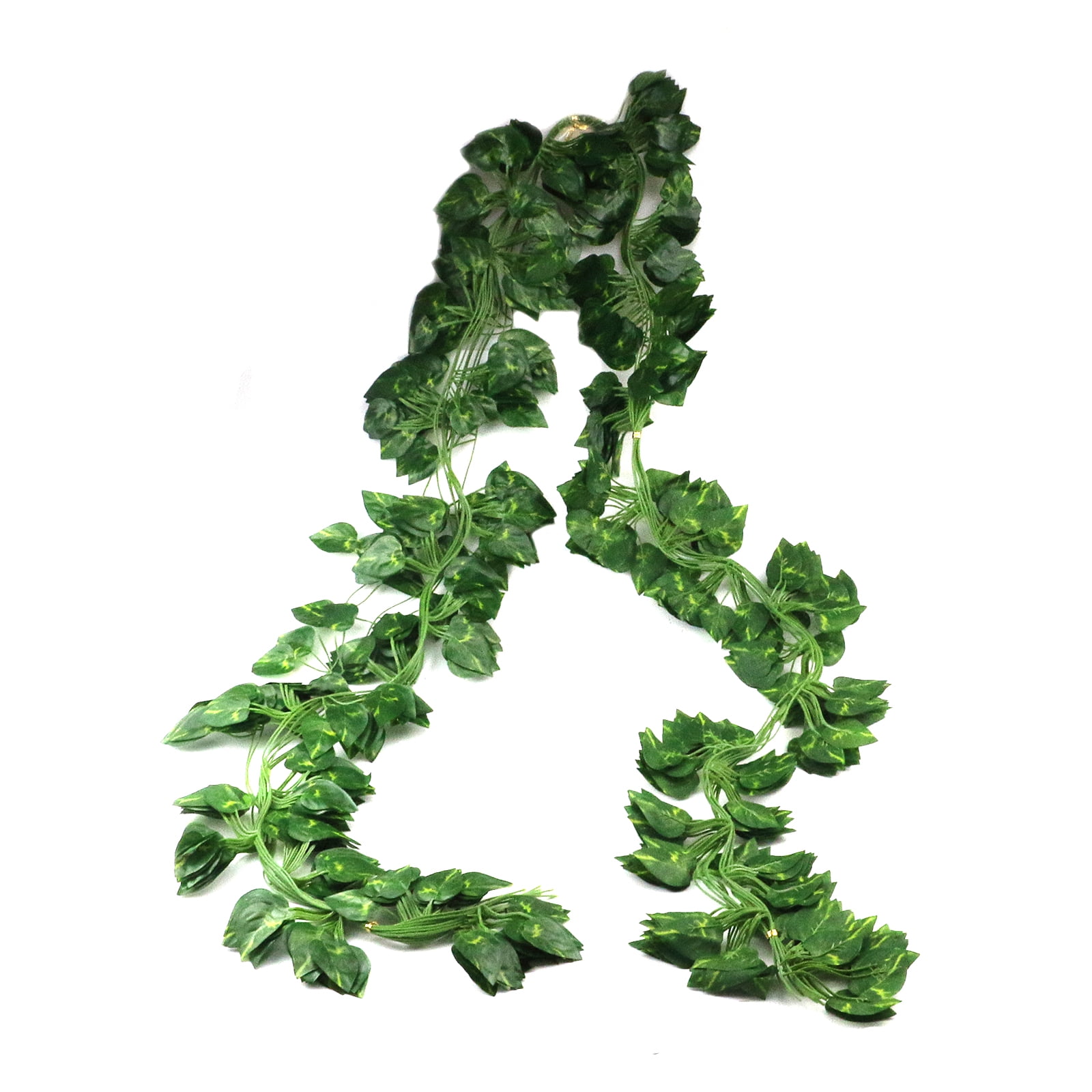 LC LICTOP 12Pcs Artificial Cane Leaves Green Radish Leaves Home ...