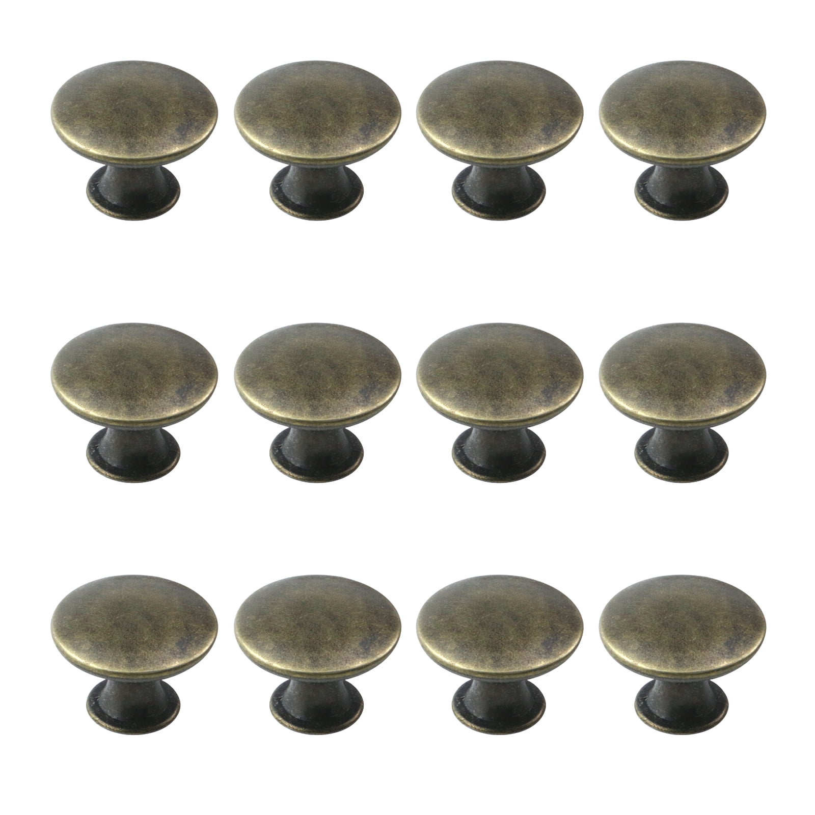 LC LICTOP 12Pcs Single Hole Cabinet Knobs Metal Round Pull Handles ...