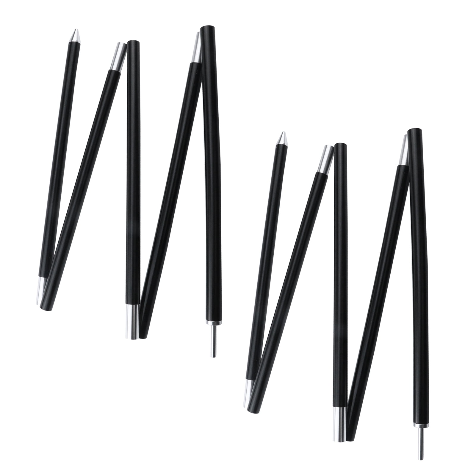 LC LICTOP 2Pcs Collapsible Tent Poles for Awning Canopy Tent Tarp ...