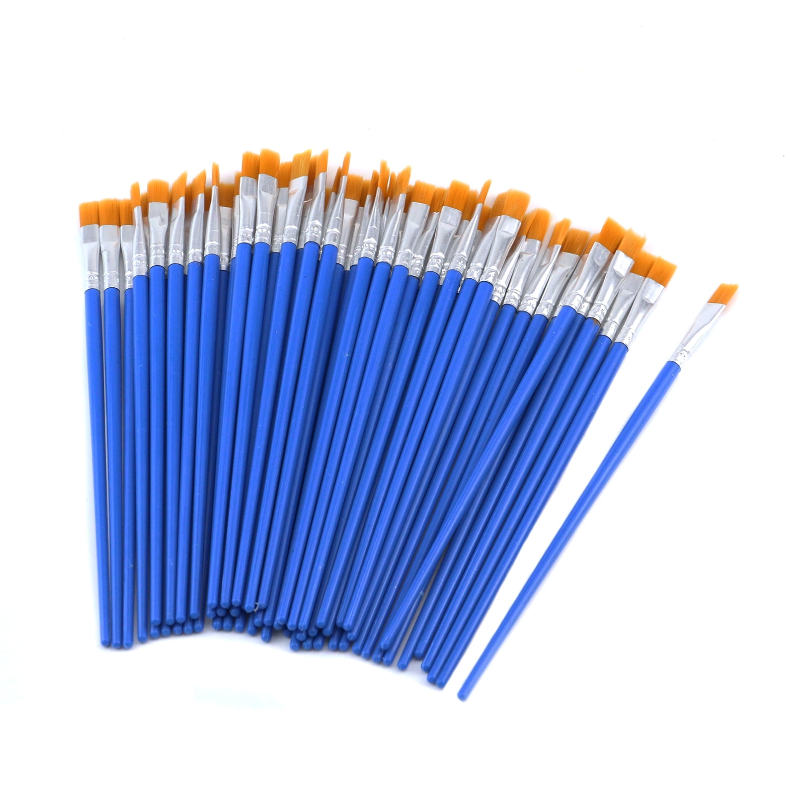 LC LICTOP 60Pcs Plastic Rod Hook Oil-Painting Pen Nylon Hair Acrylic ...