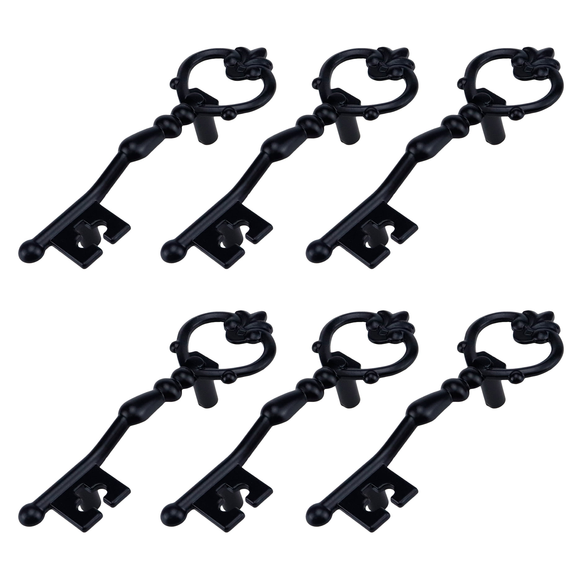 LC LICTOP 6pcs Key Shape Handles Drawer Knobs Furniture Hardware Pull ...