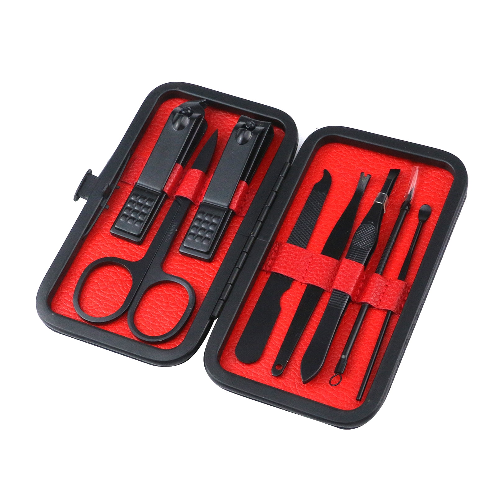 LC LICTOP 8Pcs Nail Clippers Set Manicure Kit Nail Care Tools Nail ...