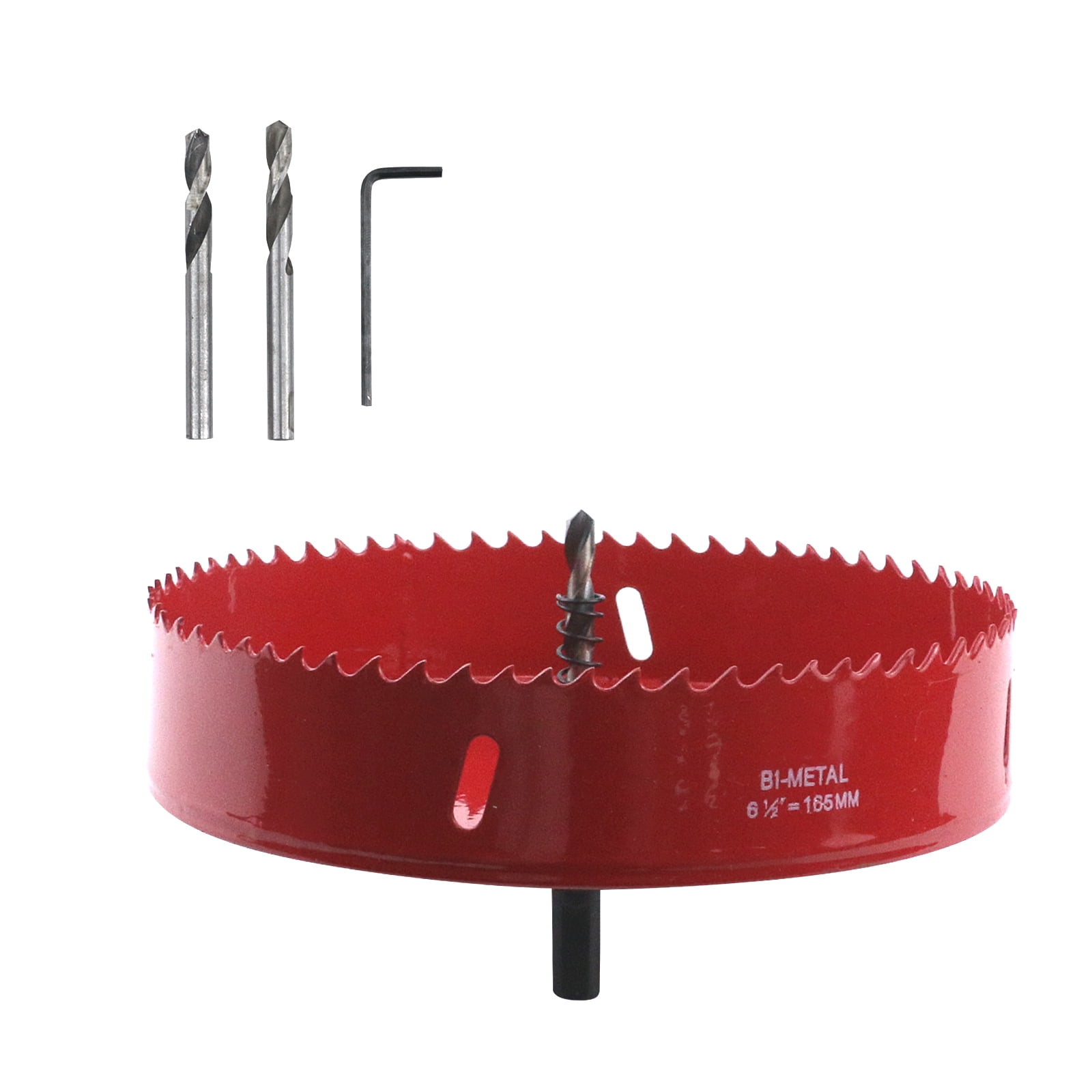 LC LICTOP M42 Bi-Metal Hole Saw 165mm/6.5" HSS Hole Saw with Center ...
