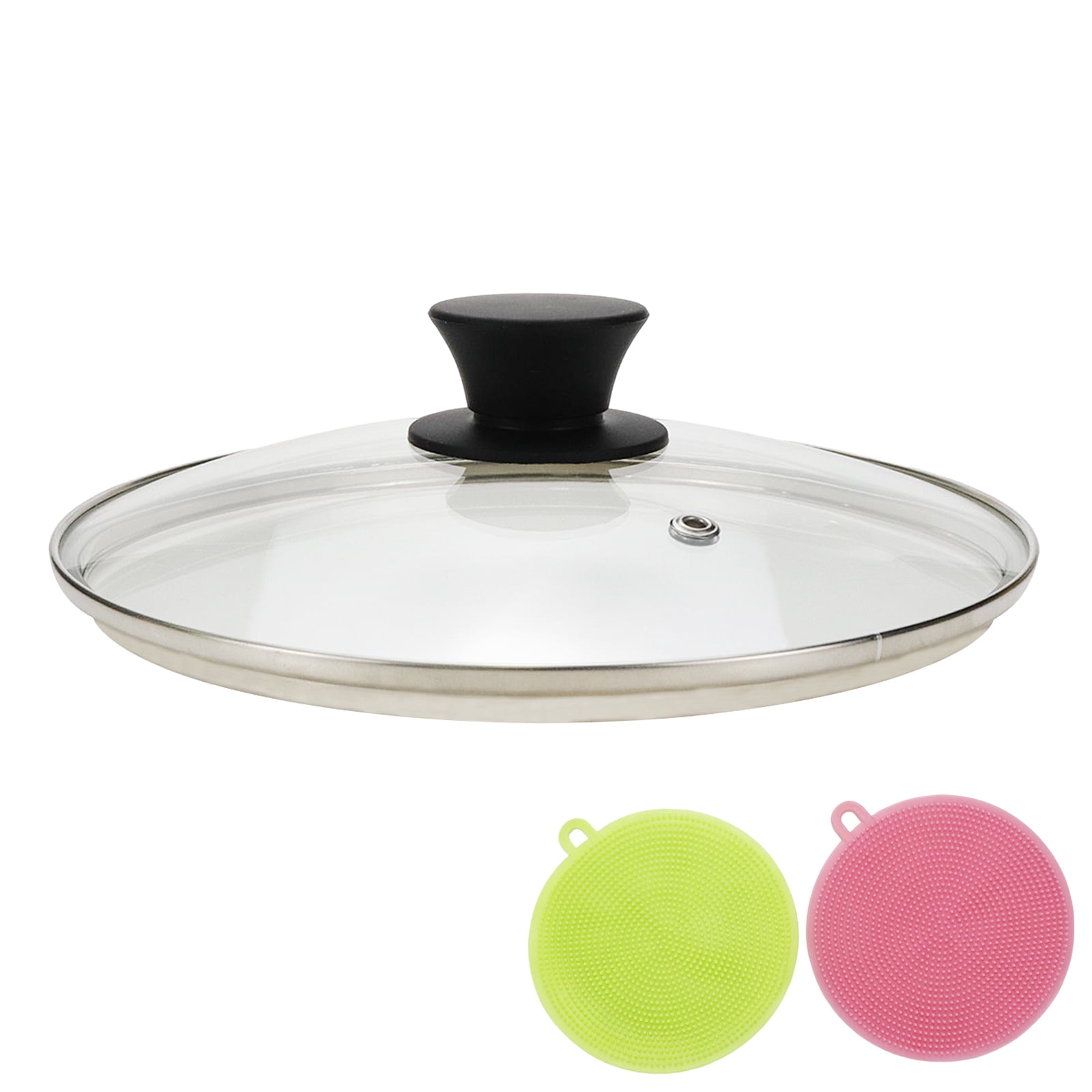 LC LICTOP Pot Lid with Silicon Handle Quality Duable Kitchen Plates ...