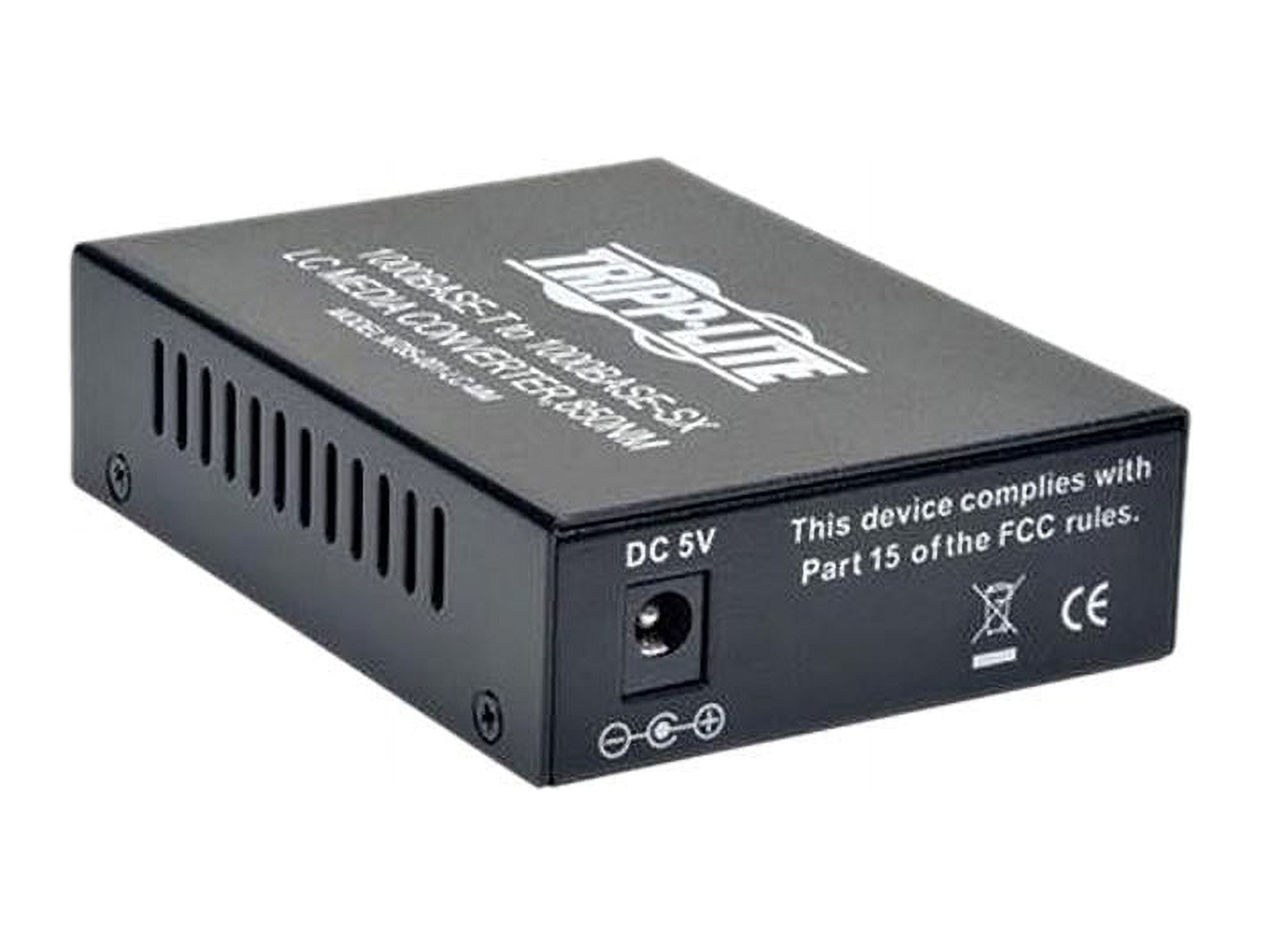 LC Multimode Fiber Media Converter Gigabit 10/100/1000 RJ45 - Walmart.com