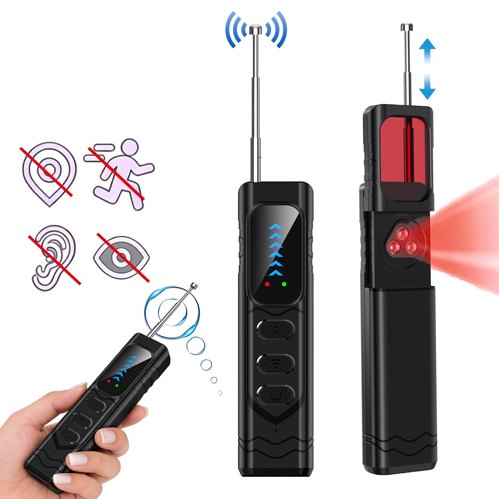 LC-dolida Hidden Camera Detector, Portable Bug/GPS Tracker Detector ...