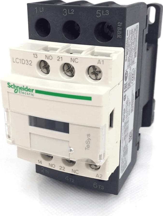 LC1D32M7C Schneider Contactor With Coil 220VAC 32Amp. 50/60Hz - Walmart.com
