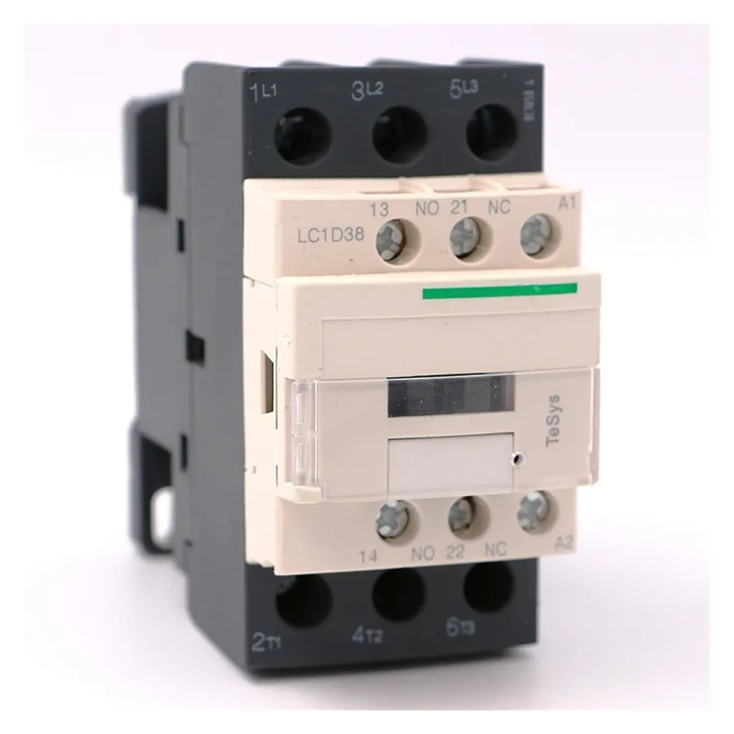 LC1D38F7 AC electromagnetic contactor 3P 3NO LC1-D38F7 38A 110V AC Coil - Walmart.com