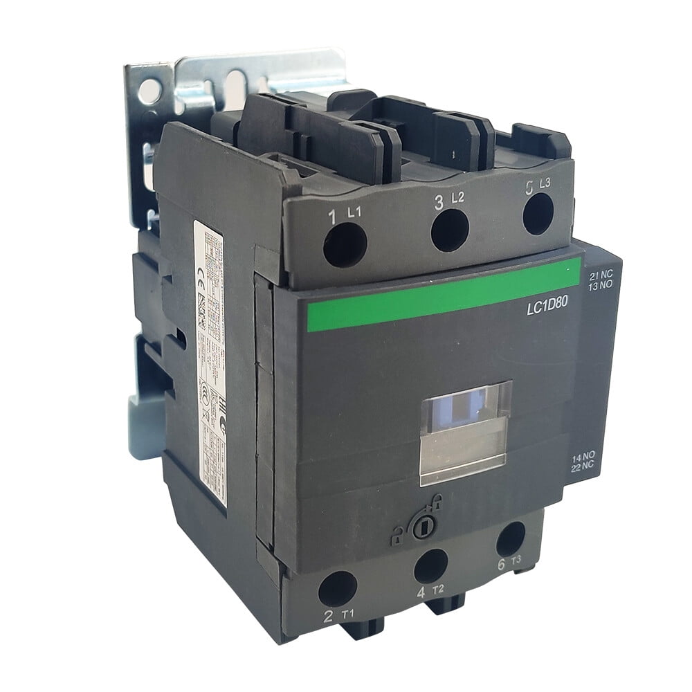 LC1D80G7 replace Deca Schneider Contactor LC1D80G7 3P 80A AC Contactor 120V coil - Walmart.com