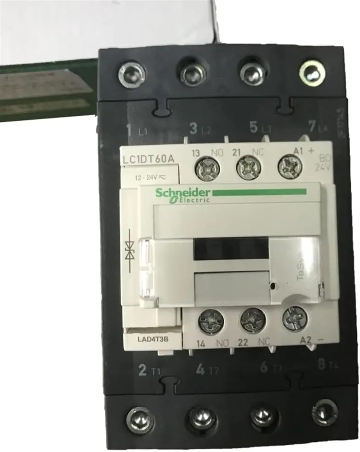 LC1DT60AB7 4P contactor AC1 60A 24V 50 / 60Hz one Open and one Close ...