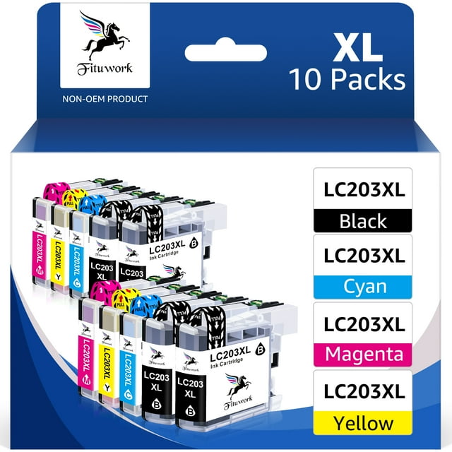 Brother LC203 LC201 LC203XL Compatible Ink Cartridges for MFC Series ...