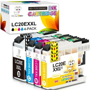 Brother, BRTLC20EBK, LC20E Super High-yield Ink Cartridges, 1 Each - Walmart.com