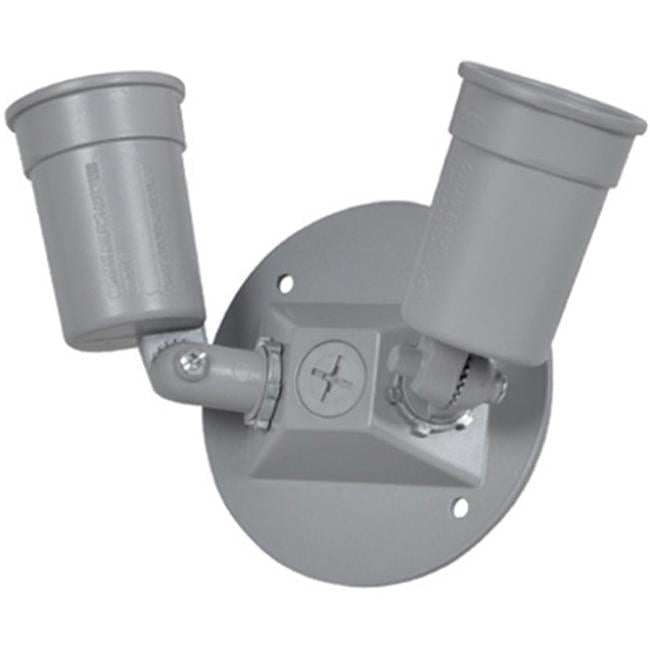LC23N2X Round Double Lampholder, Gray - Walmart.com