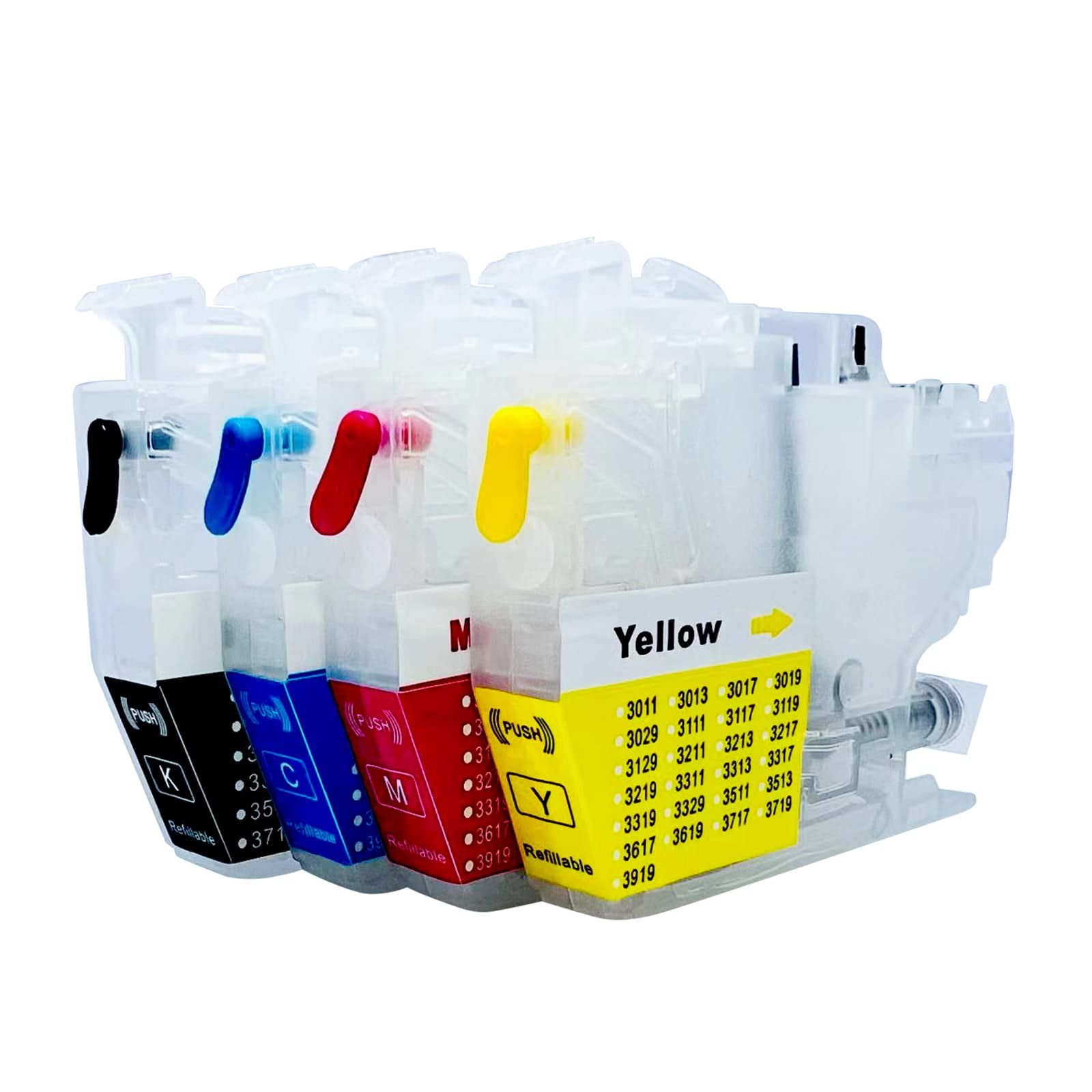 LC3011 LC3013 Empty Refillable Ink Cartridges Compatible with Brother ...