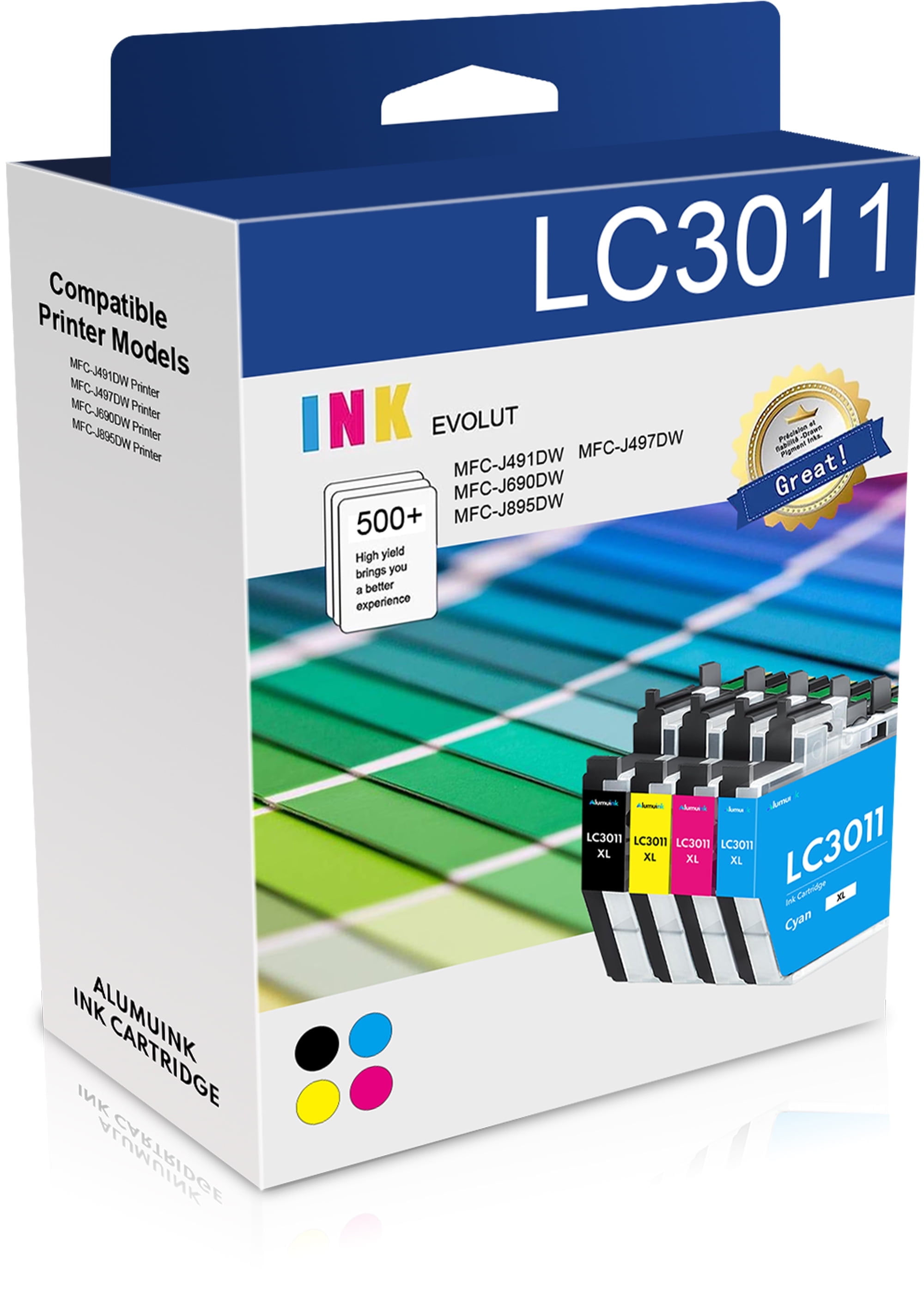 LC3011XL Ink Cartridge High Yield - Replacement for Brother LC3011XL ...