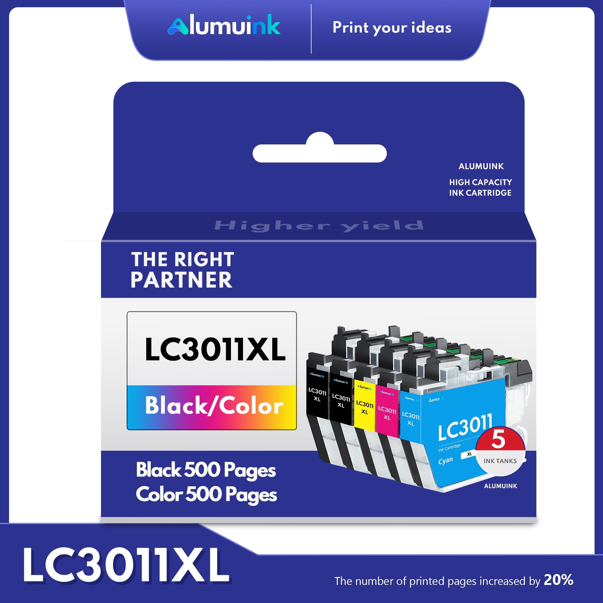 LC3011XL Ink Cartridges Replacement for Brother LC3011 Ink for ...