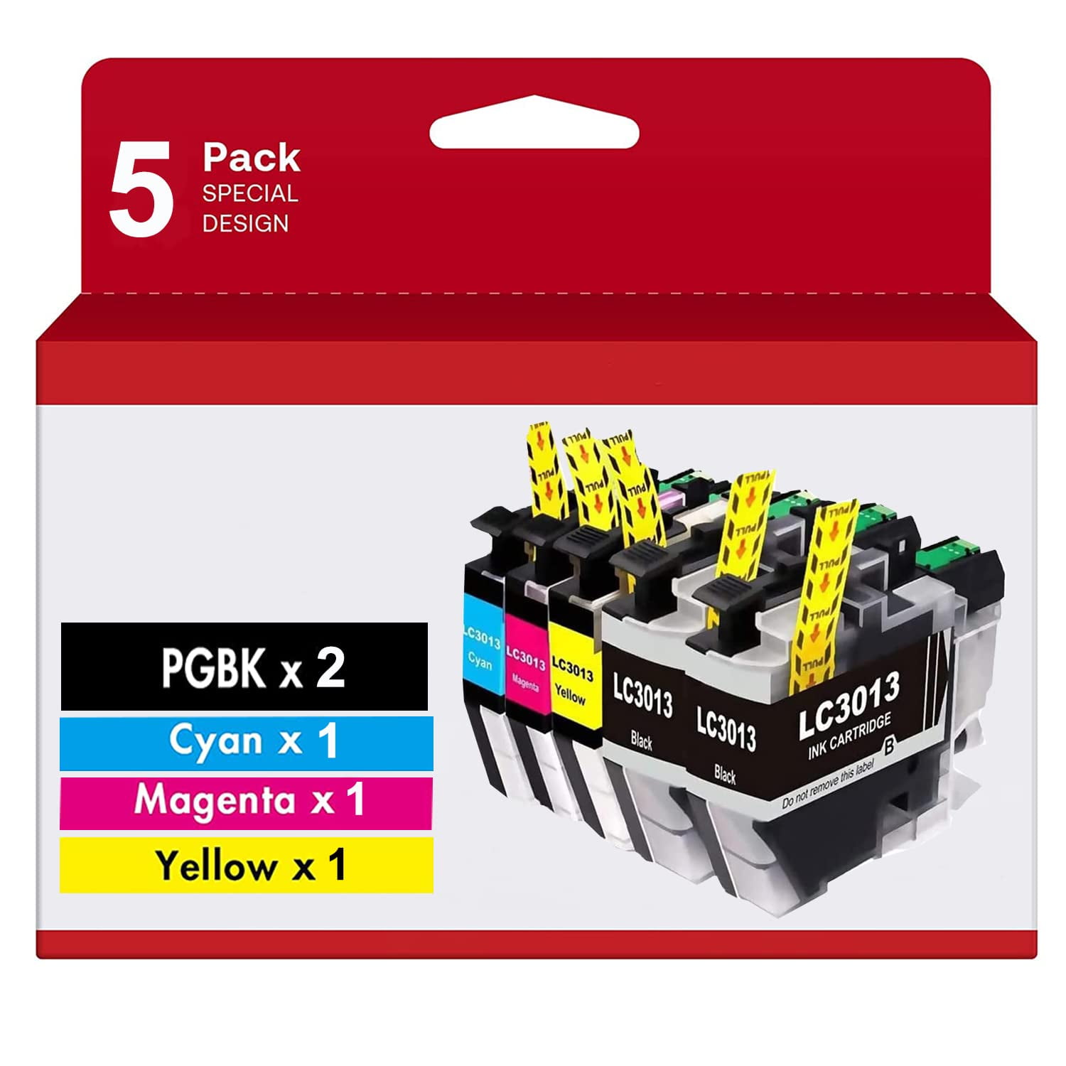 LC3013 LC3011 Compatible Ink Cartridge Replacement, High Yield, Brother ...