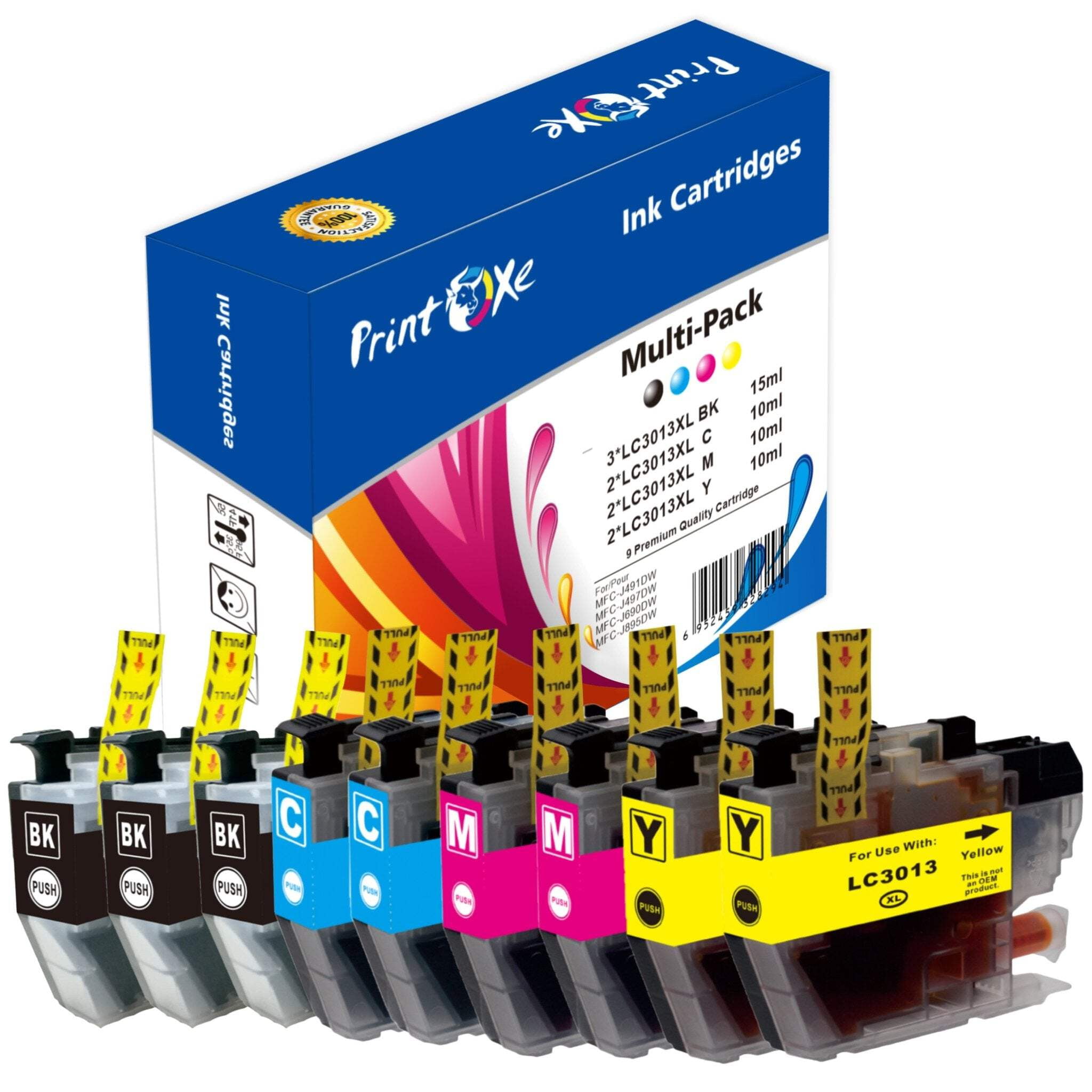 LC3013XL Compatible 2 Sets plus Black of 9 LC 3013 XL Cartridges All ...
