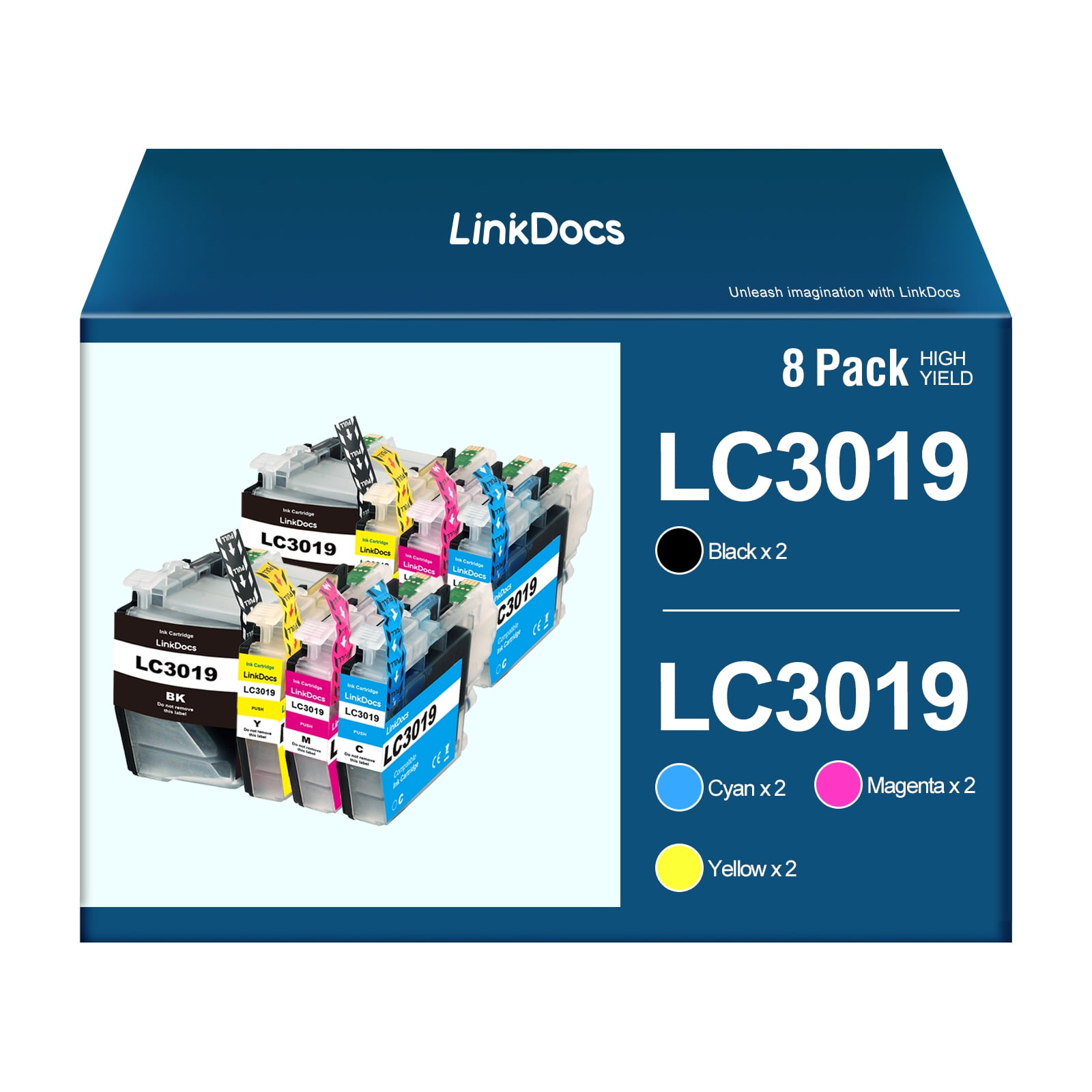 LC3019 LC3019XXL Super High Yield Ink Cartridge Replacement for Brother ...