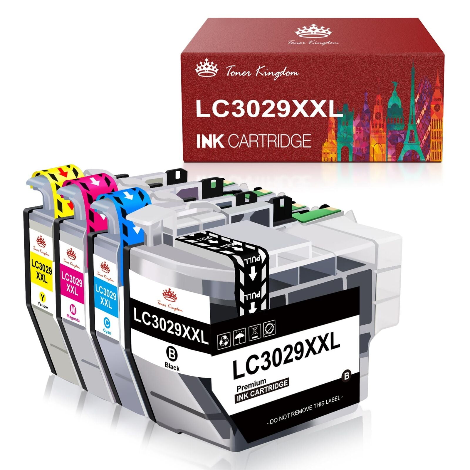 LC3029XXL Super High Yield Ink Cartridge Replacement for Brother LC3029 ...