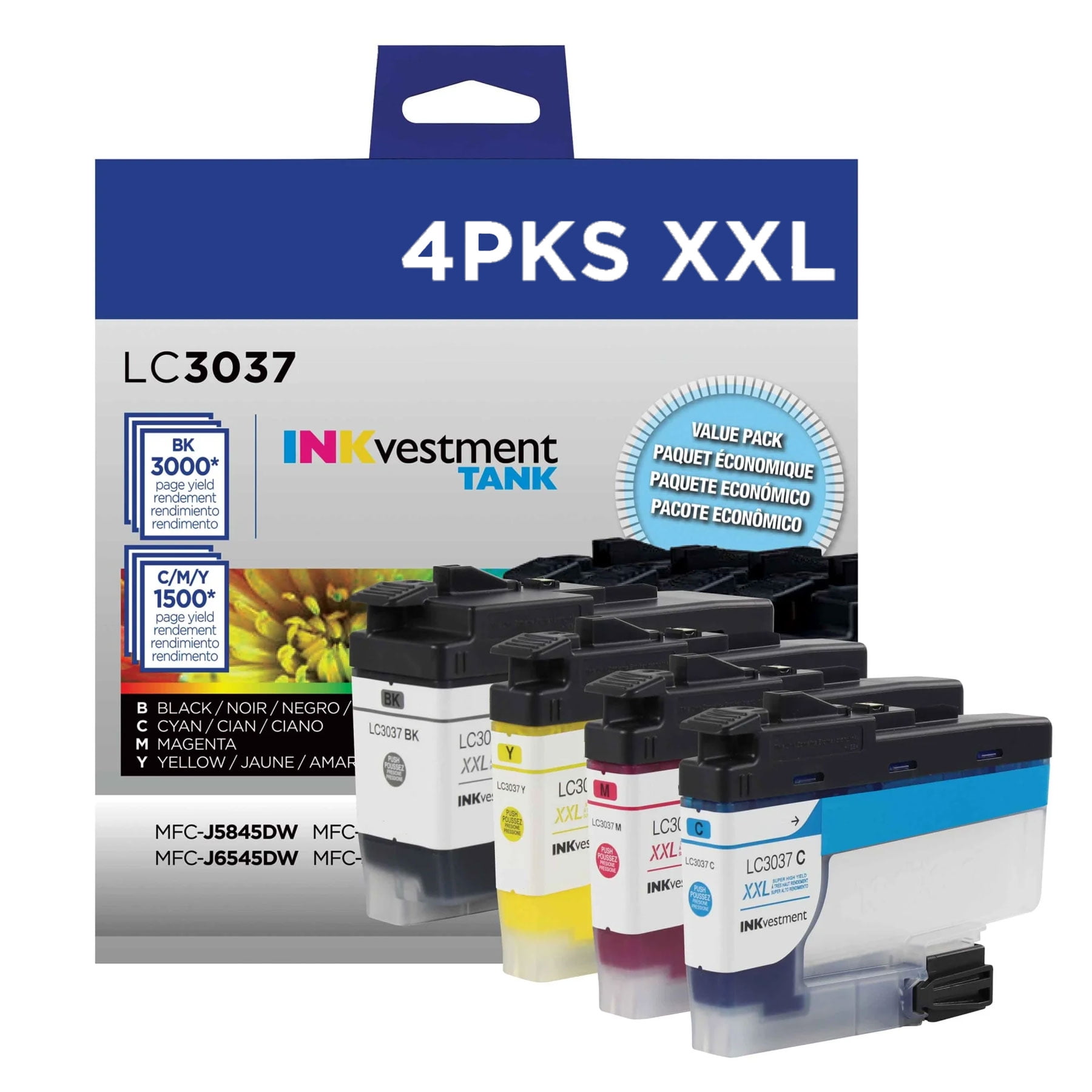 AUMOK LC3037XXL Ink Cartridges, High-Yield Replacement for Brother ...