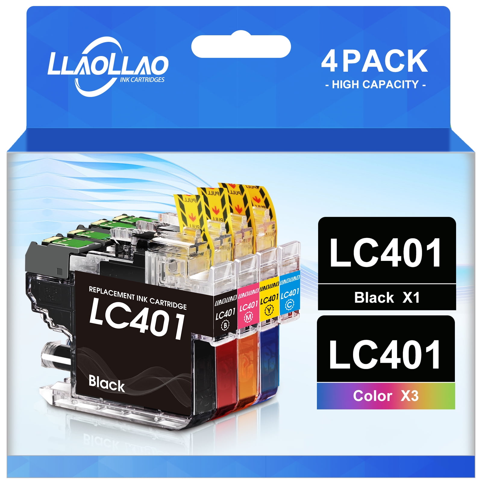 LC401 Ink Cartridge for Brother LC401 LC401XL for Brother MFC-J1010DW ...