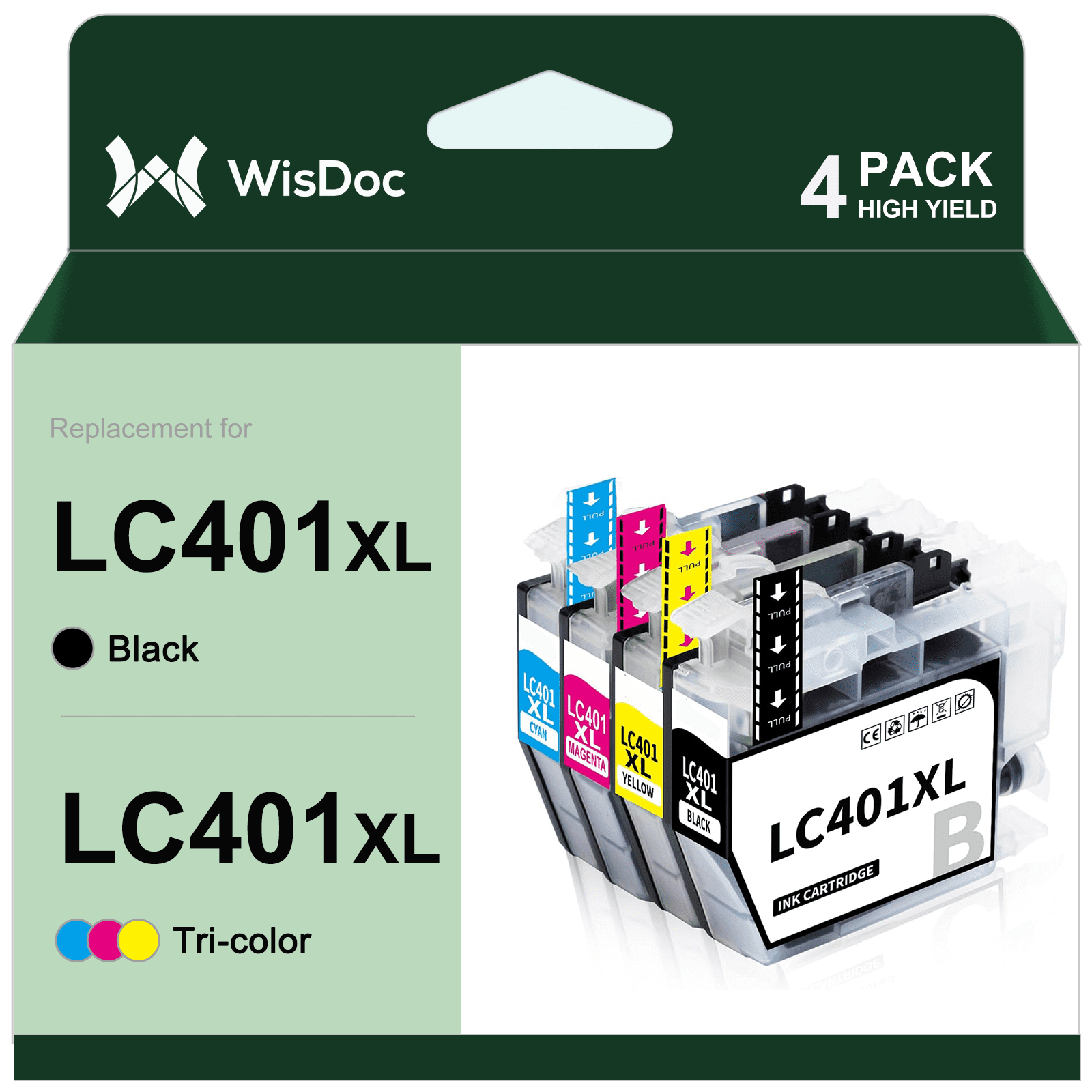 LC401 Ink Cartridges for Brother LC401XL LC 401 XL for Brother MFC ...
