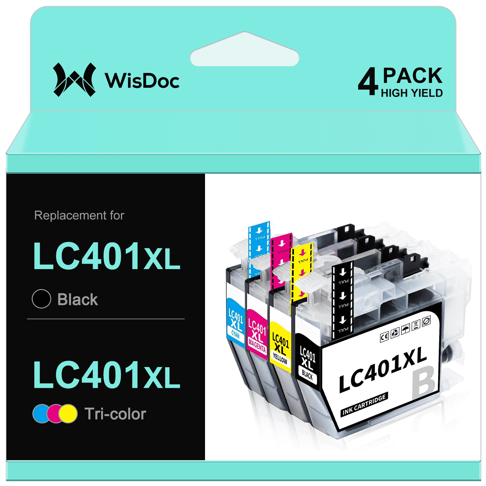 LC401 Ink Cartridges for Brother LC401XL LC 401 XL for Brother MFC ...