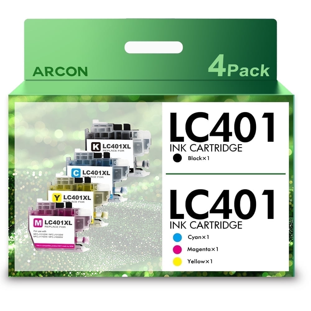 LC401XL Ink Cartridge for Brother LC401 LC401XL for Brother MFC-J1010DW ...