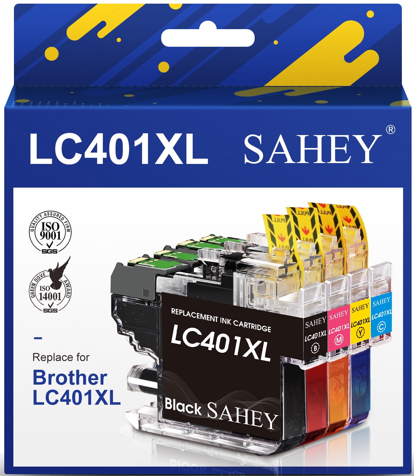 LC401XL Ink Cartridge for Brother LC401 LC401XL for Brother MFC-J1010DW ...