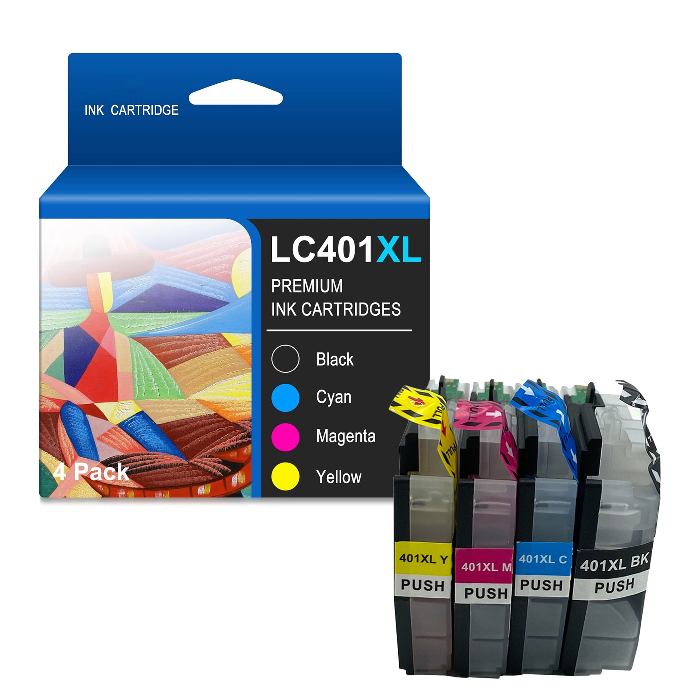 LC401XL Ink Cartridges Compatible for Brother LC401XL Ink Cartridges ...