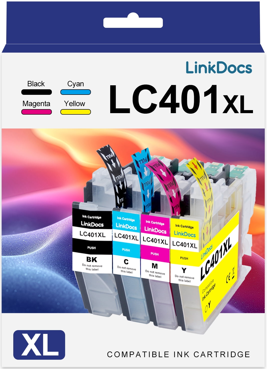 Free Shipping! LC401XL Ink Cartridges for LC401 Brother Ink Cartridges ...