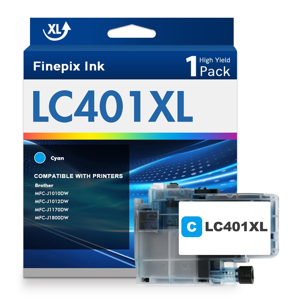 LC401XL LC401 Ink Cartridges Compatible for Brother MFC-J1010DW LC ...