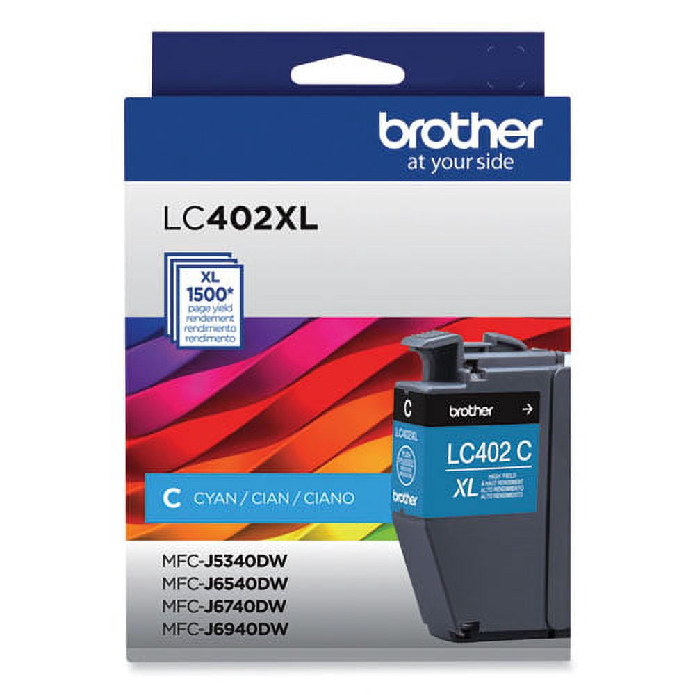 LC402XLCS HIGH-YIELD INK, 1,500 PAGE-YIELD, CYAN | Bundle of 2 Each ...